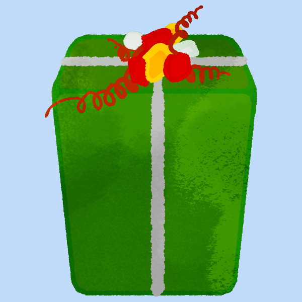 Green Christmas Present Boxes - cute2u! A free Cute Illustration for ...