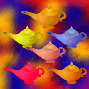 Magic Lamps - cute2u! A free Cute Illustration for Everyone!