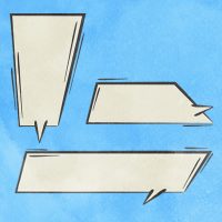 Square Speech Balloon - cute2u! A free Cute Illustration for Everyone!