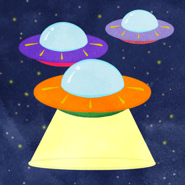 UFOs - cute2u! A free Cute Illustration for Everyone!