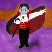 Halloween Count Dracula - cute2u! A free Cute Illustration for Everyone!