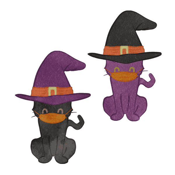 Monster With A Mask Cat Version - cute2u! A free Cute Illustration for ...